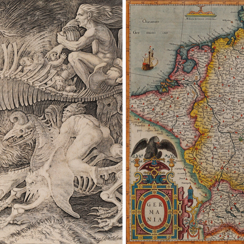 Rzadkie grafiki, rysunki XVI-XX w. i mapy, widoki miast XVI - XIX w ...